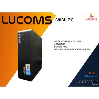 LUCOMS MINI PC 1150 System unit (Space Saver & Compact Design PC ...