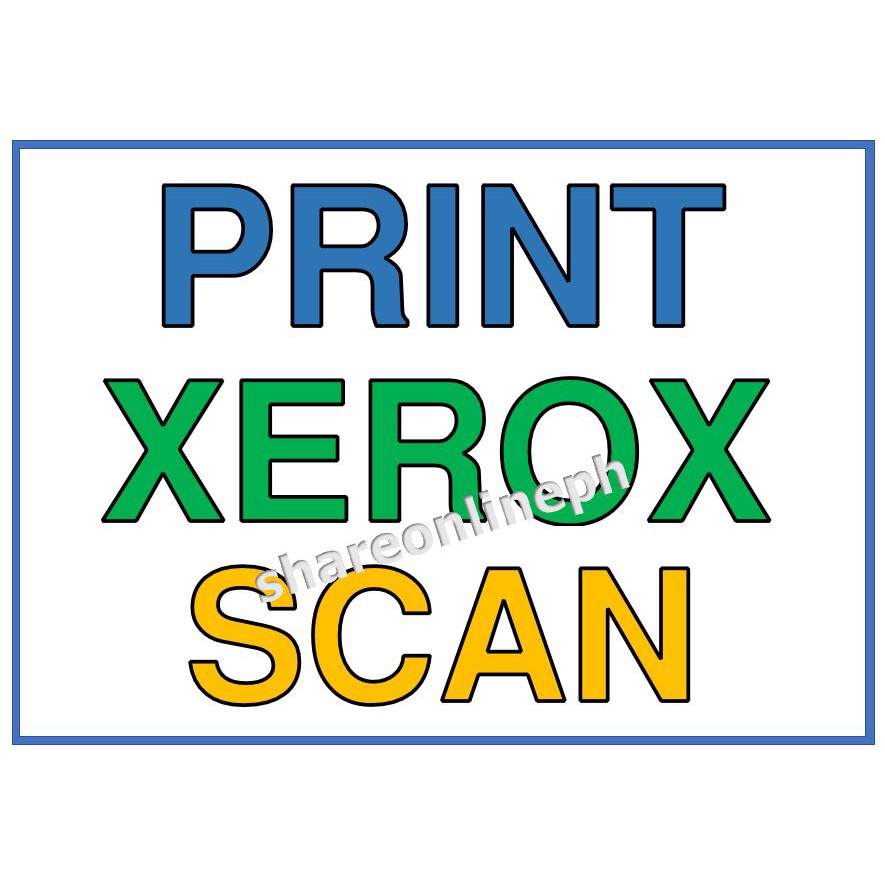 Laminated Signages Print Xerox Scan Typing Job Signage Sign Boards | Shopee Philippines