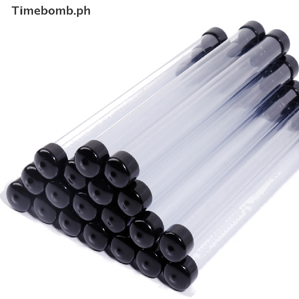 " Timebomb.ph " Transparent PVC Pen Box Rotating Pen Storage Tube Clear ...