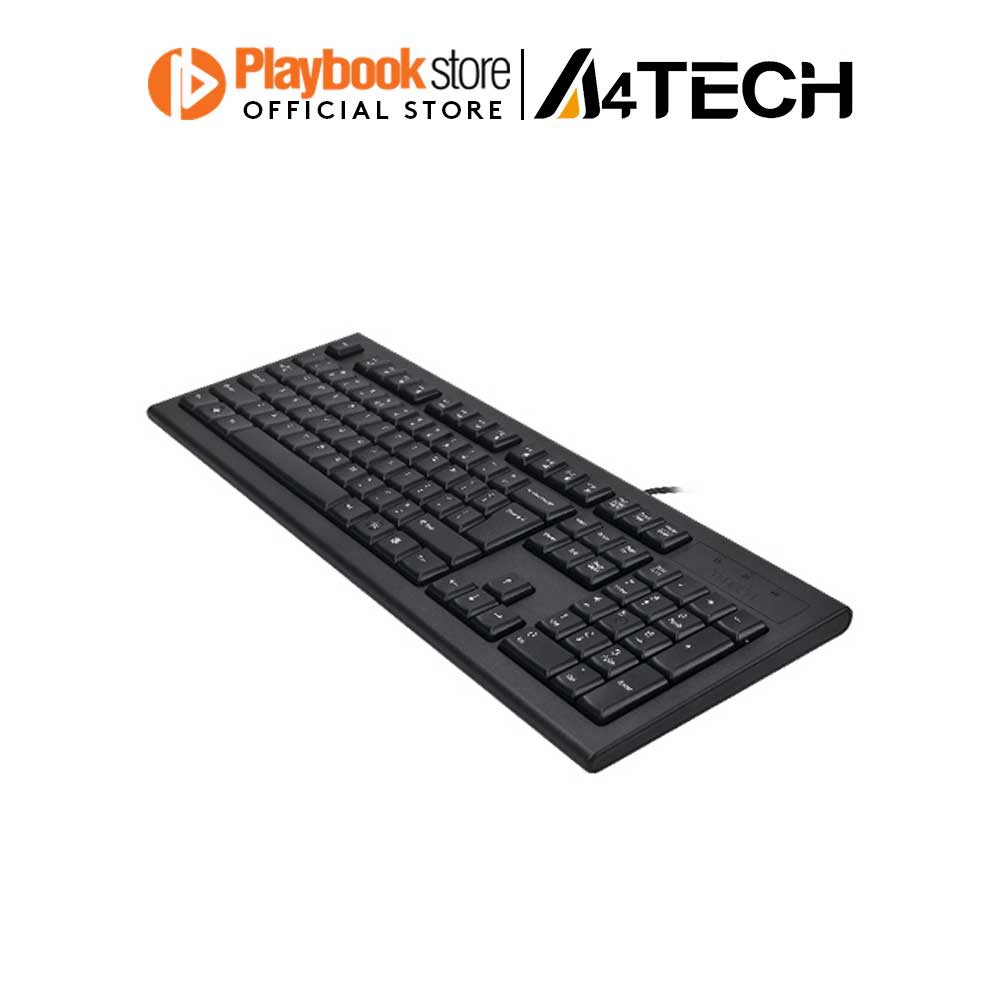 A4Tech KRS-85 Comfort Round Edge Keycaps FN Hot Keys Full-Size USB ...