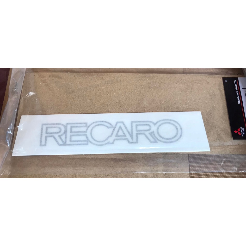 RECARO decal original sticker mitsubishi lancer evolution | Shopee ...