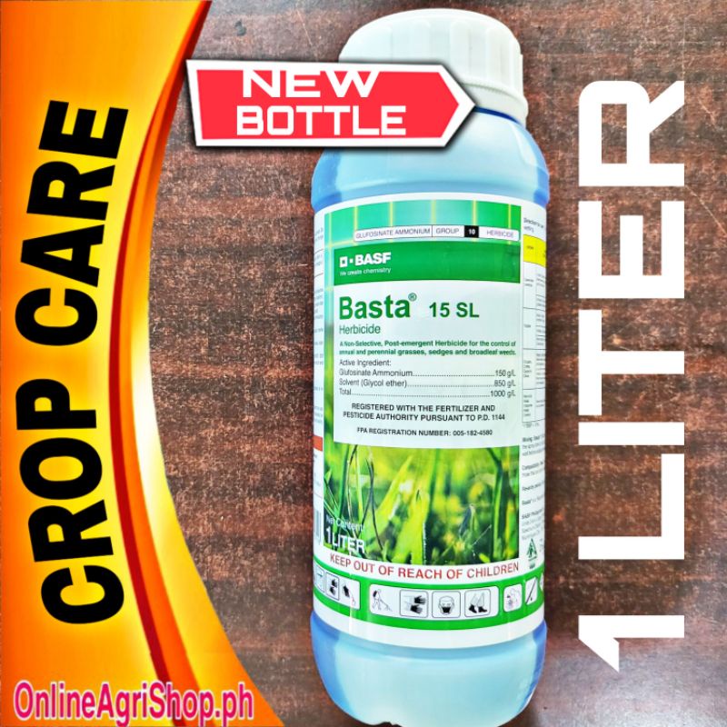 BASTA 15 SL GLUFOSINATE AMMONIUM (1 LITER) BY BASF | Shopee Philippines