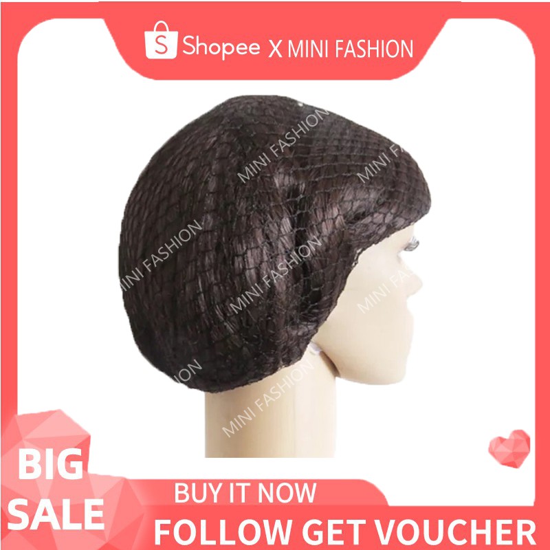 Weaving Cap Stretchable Elastic Snood Wig Cap Hair Net Black Hairnet ...