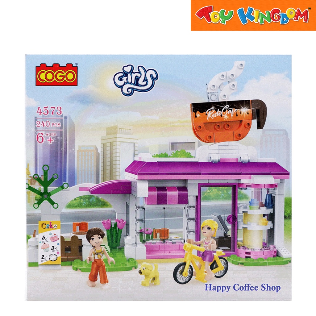 Cogo Girls Happy Coffee Shop Building Blocks | Shopee Philippines