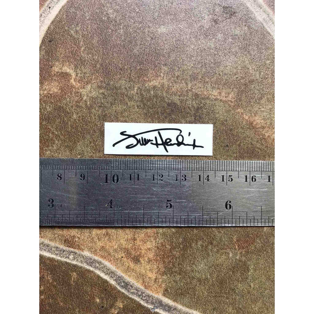 Jimi Hendrix Signed Sticker Signature Autograph Electric Guitar ...