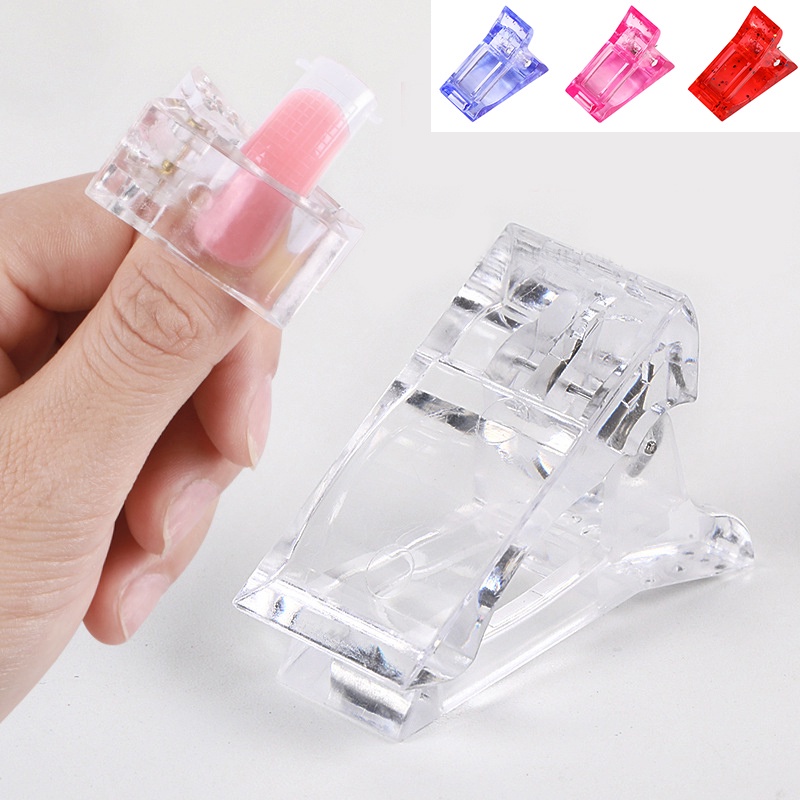 1Pcs Nail Tips Clips Finger Nail Extension Polygel Quick Building Nail ...