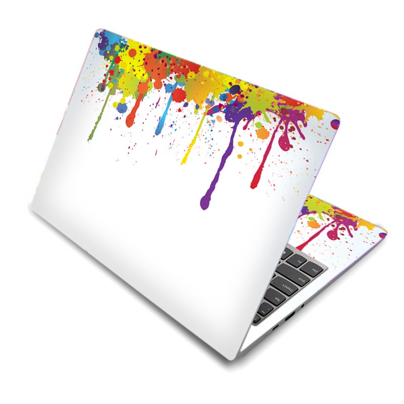 Laptop Decals Colorful Marbel Granite Texture Laptop Decor Sticker Skin ...