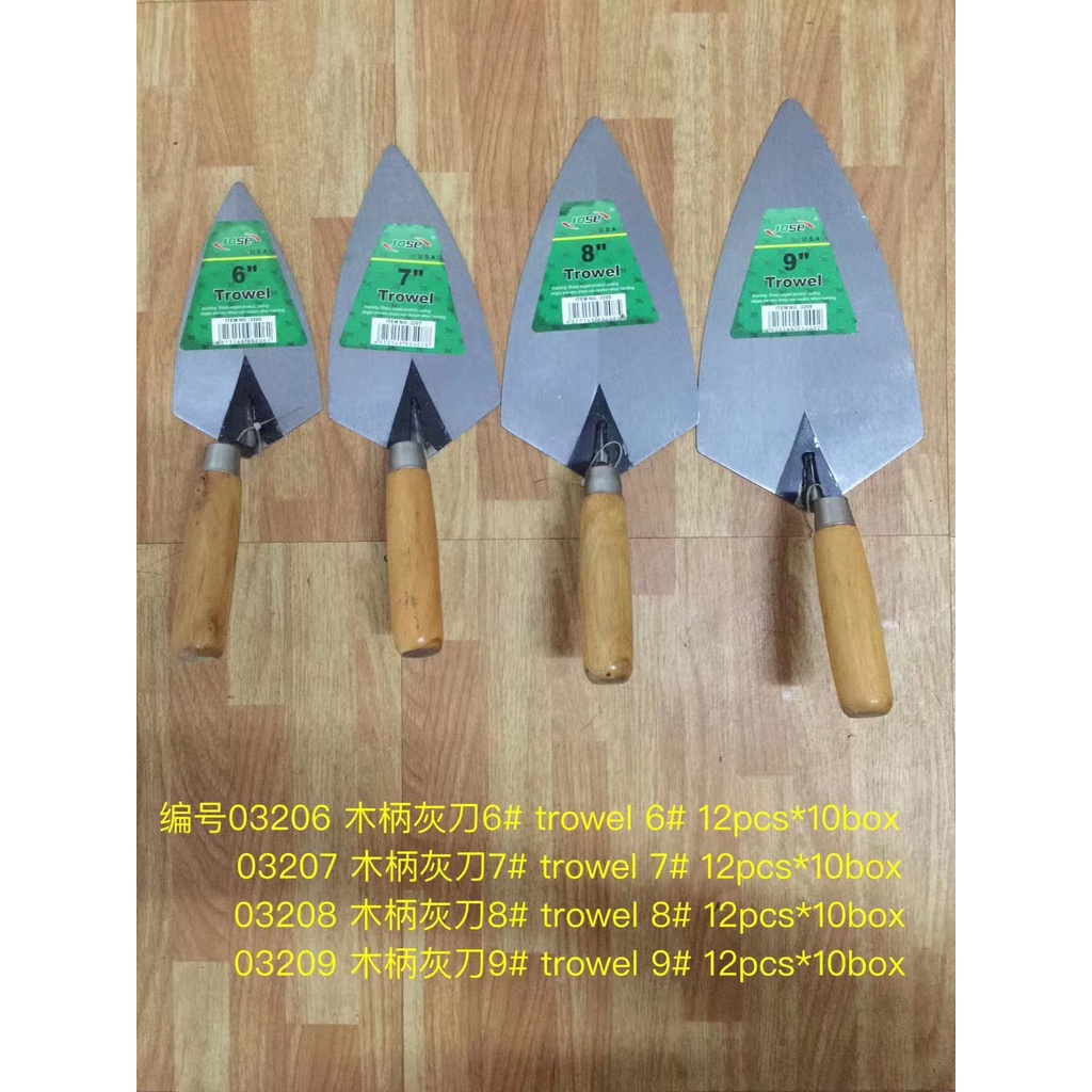 Trowel with Wooden Handle L.D ( 6" / 7" / 8" / ) | Shopee Philippines