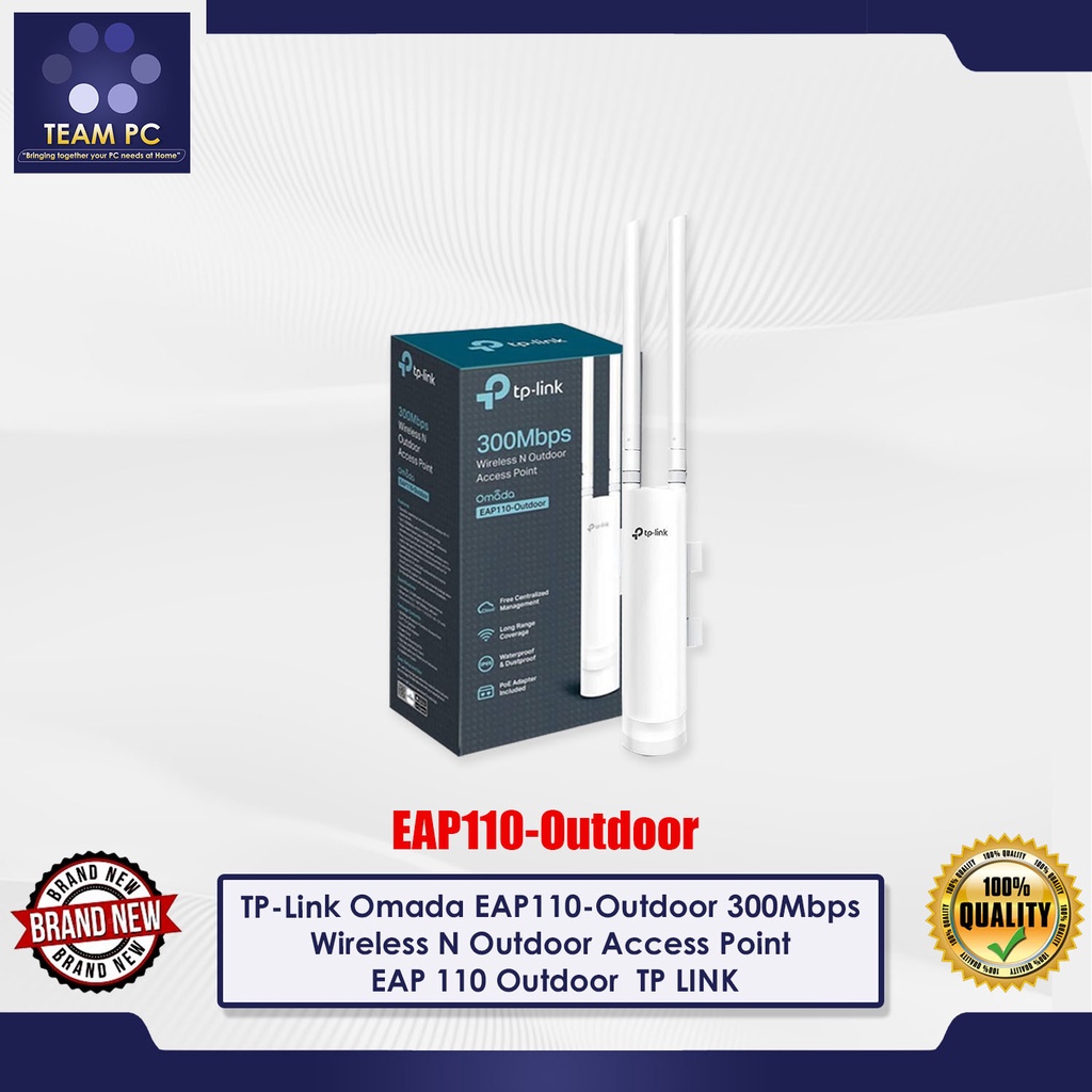 TP-Link Omada EAP110-Outdoor 300Mbps Wireless N Outdoor Access Point ...