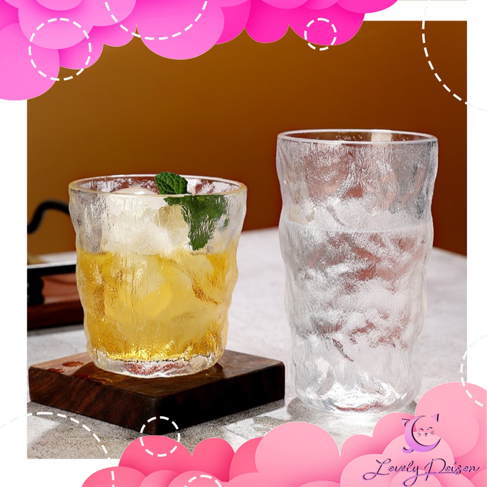 Lovely Poison Elegant Glacier Ice Drinking Glass Aesthetic Drinkware ...