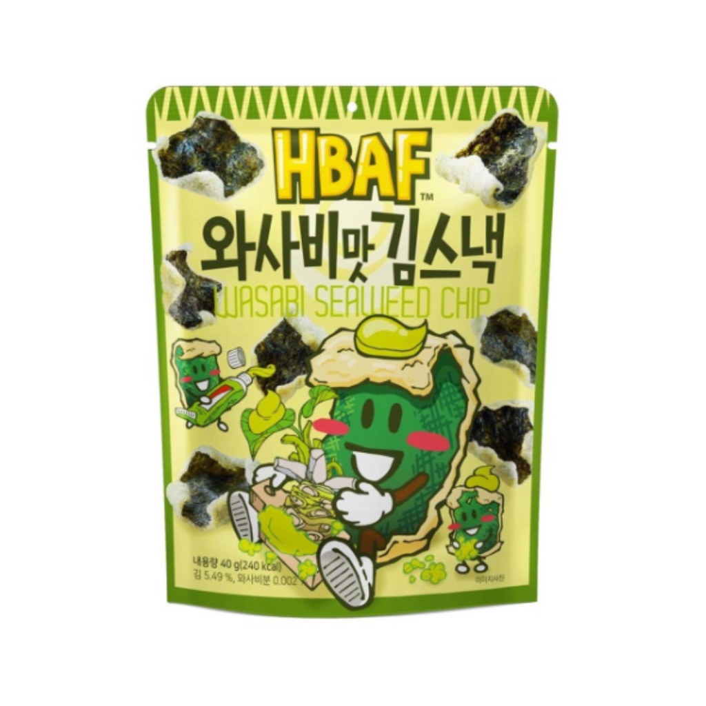 New Korean Snacks HBAF Honey Butter Seaweed Snacks 40g /Honey Butter ...