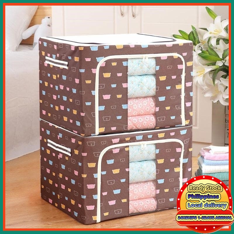 Foldable Clothes Storage Box Storage Cabinet Organizer Waterproof ...