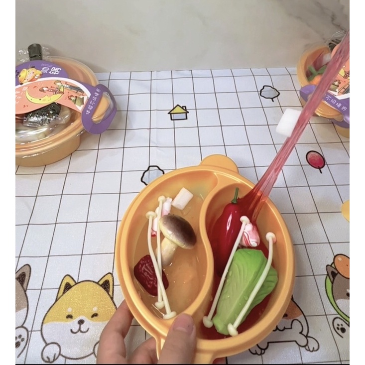 Buy1Free1 2 in 1 Steamboat slime New Style Mandarin Duck Pot Foaming ...