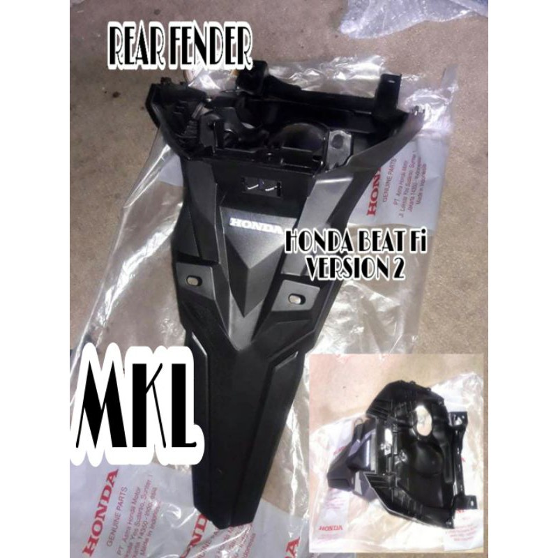 Honda Beat FI V2 Rear Fender for 2017-2022 Year Models | Shopee Philippines