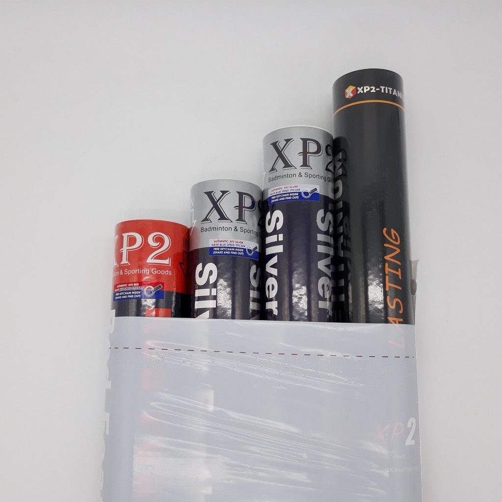 Xp2 Red / Silver / Titanium & RSL Shuttlecock KECORP_S1 | Shopee ...
