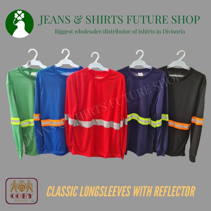 Classic Longsleeves with Reflector/Reflectorize Strips (For ...