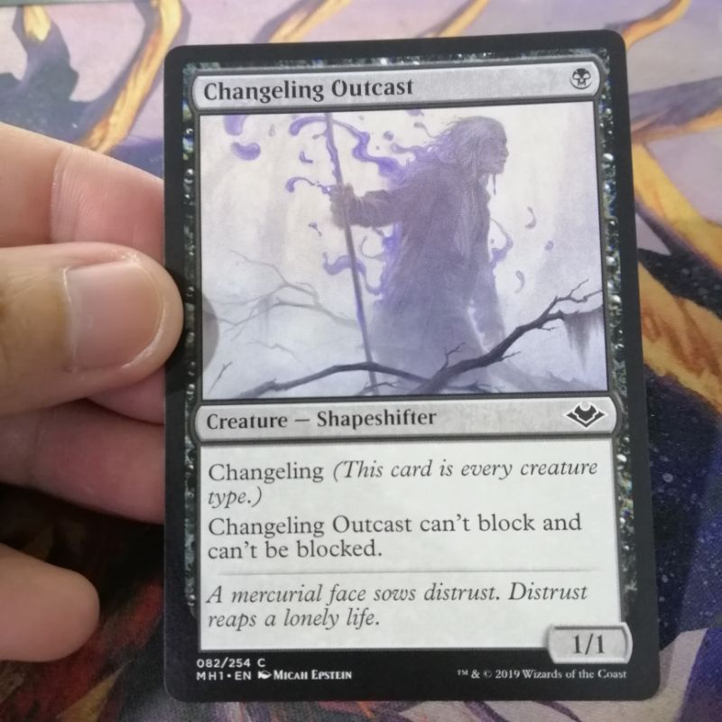 1 Changeling Outcast MH1 modern horizons 1 MTG card magic commander ...