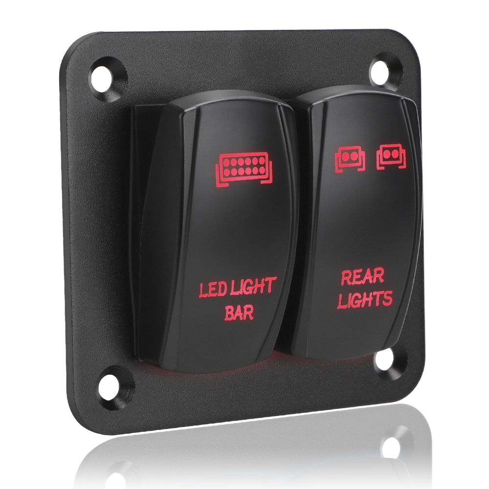 5 Pin ON/Off Toggle Switch Control Panel With LED Light Wiring Harness ...