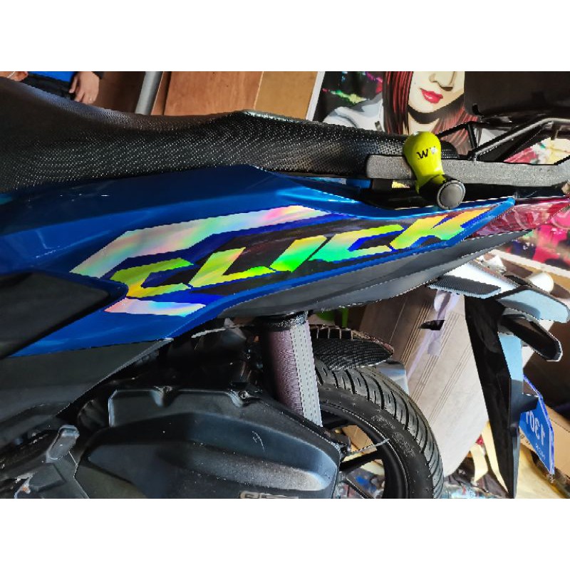 Honda click decals hologram | Shopee Philippines