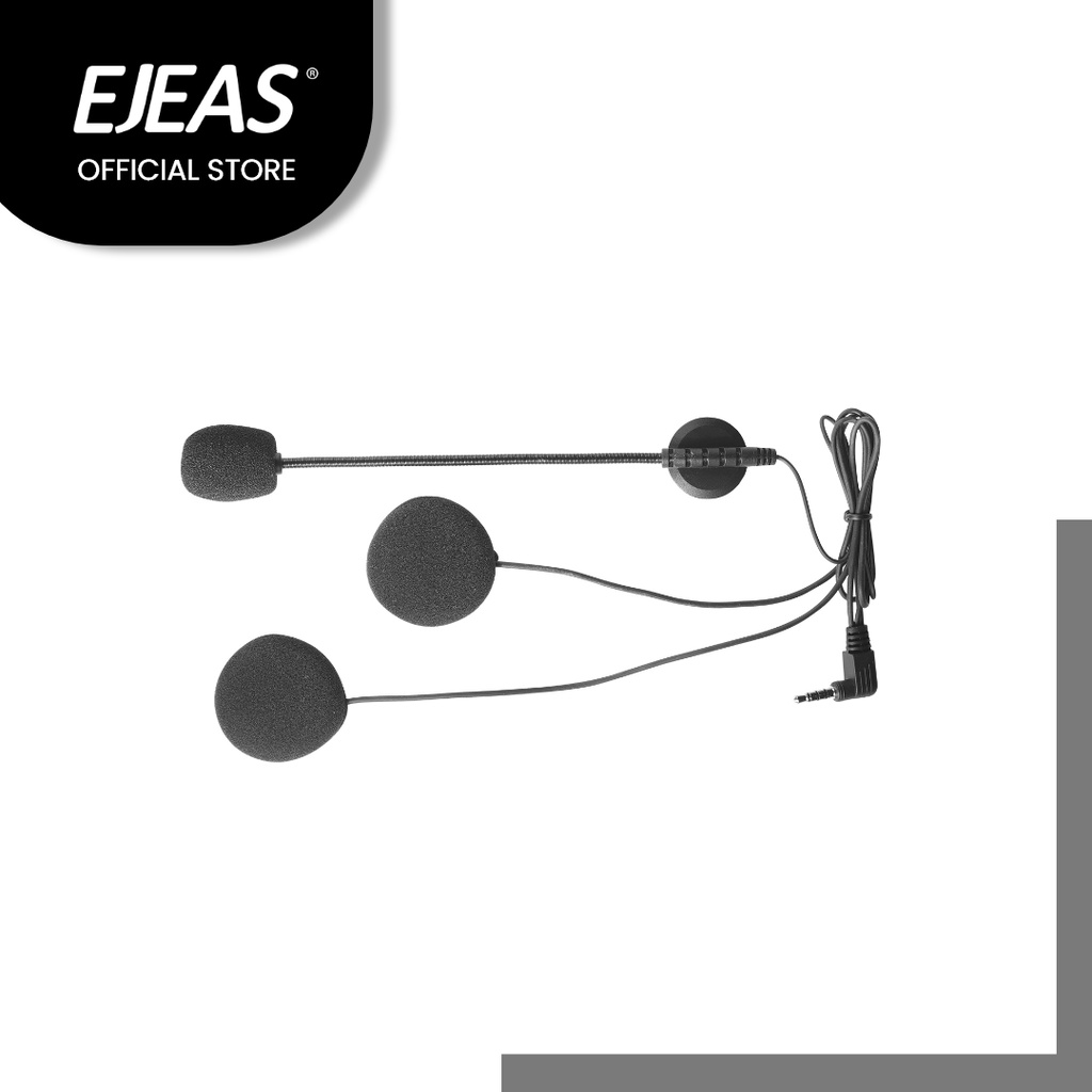 EJEAS V6/V4 Earphone 3.5mm Jack 2 in 1 Microphone Speaker Headset ...