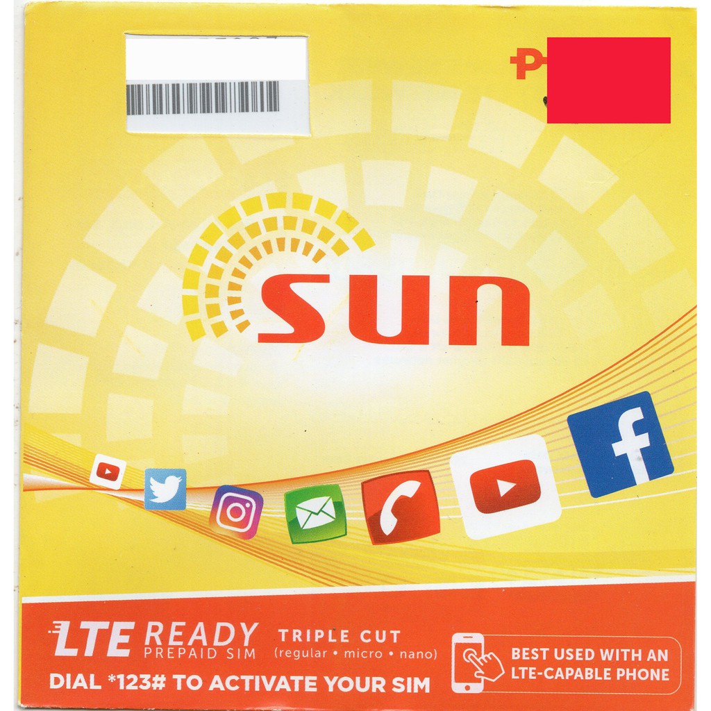 Retail - Sun LTE Prepaid Simcard with Sealed 2022 expiration | Shopee ...