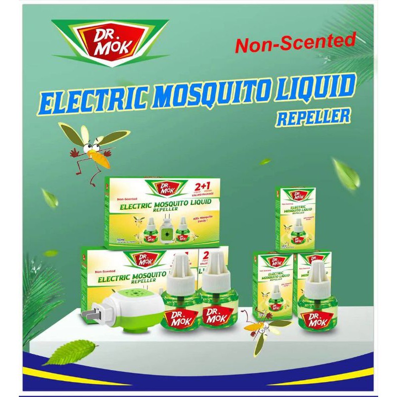 2 in 1 Electric Mosquito Repellent Liquid Odorless Insect Killer ...