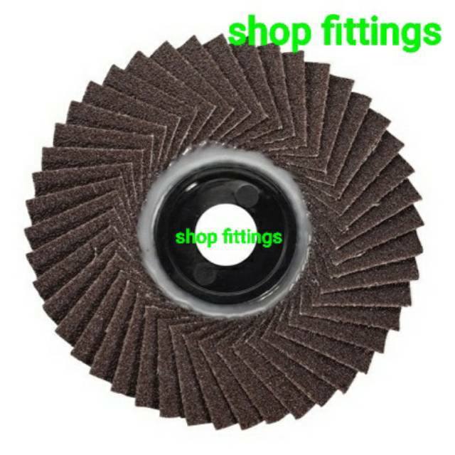 MATA Bosch 4 inch Grid Flap Disc Stacking Fan Sandpaper Grinding Wheel ...