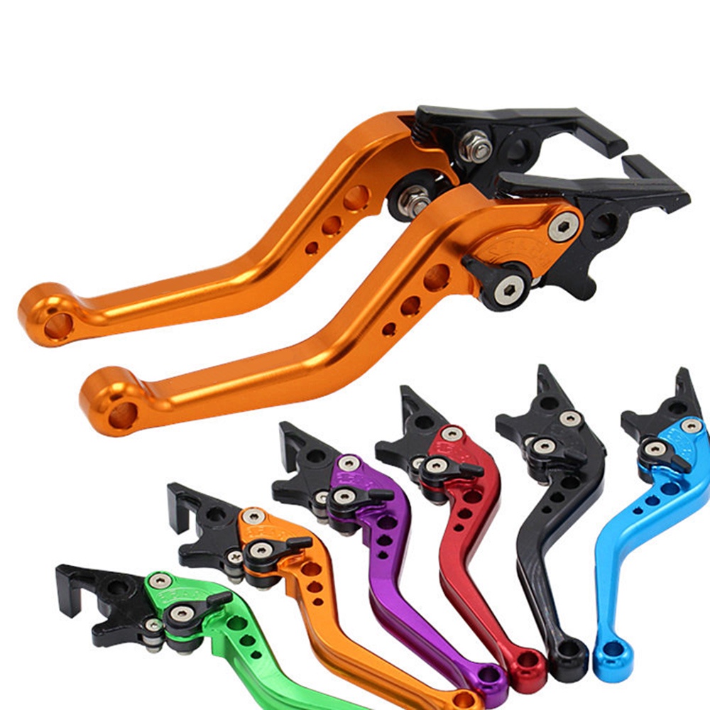 2Pcs Aluminium Alloy Motorcycle Brake Handle Motorbike Modification ...