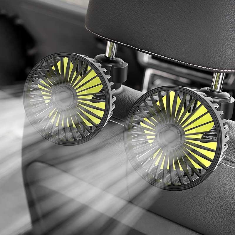 Car fan three-speed wind speed adjustment Car fan 12V is suitable for ...