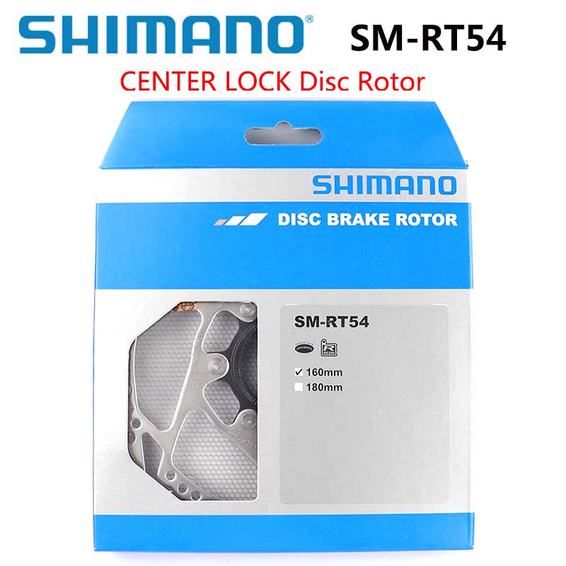 Shimano Deore SM RT54 160mm 180mm Centerlock Disc Brake Rotor Mountain ...