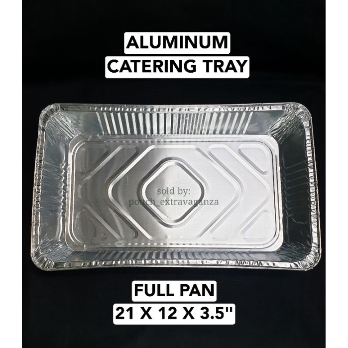 [10PCS] FULL PAN ALUMINUM CATERING TRAY PAN FULL PAN SIZE | Shopee ...