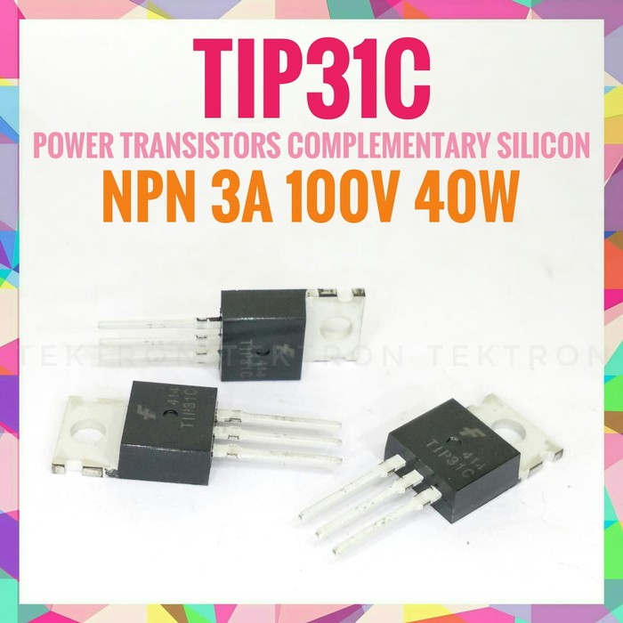 Tip31c Fairchild NPN Transistor Bipolar 3A 100V 40W TIP31 | Shopee ...