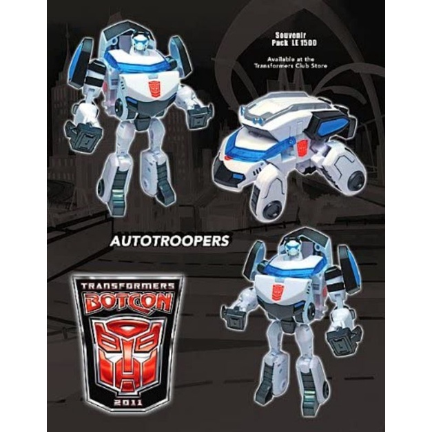 TRANSFORMERS BOTCON TFCC TIMELINES DELUXE CLASS AUTOTROOPER | Shopee ...