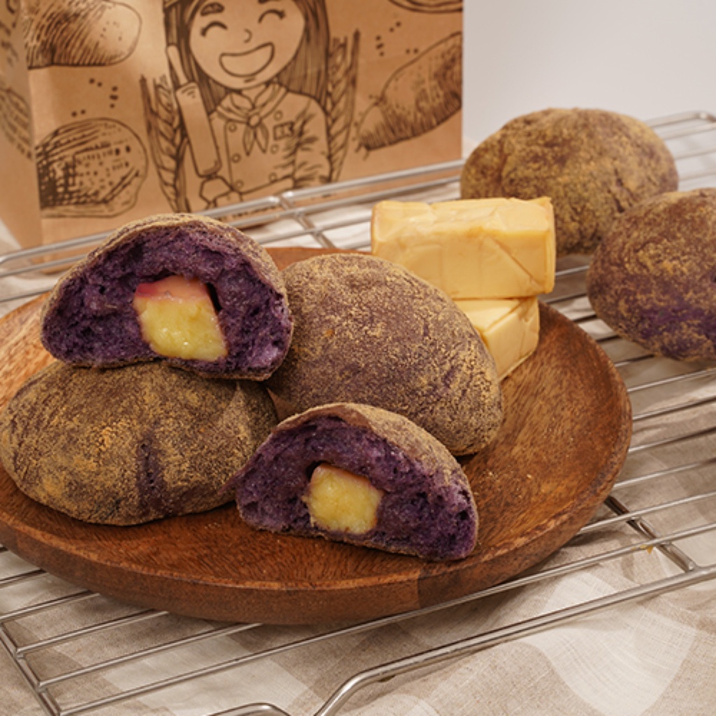 Balai Pandesal Ube Cheese Pandesal 6pcs [Bakery, Fresh Bread] | Shopee ...
