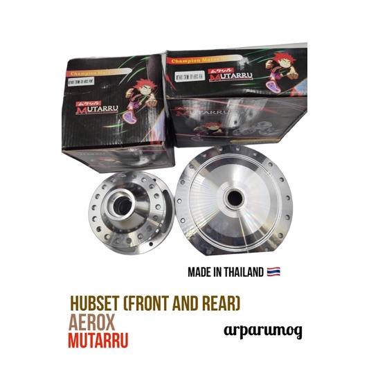 HUB SET FOR AEROX V1/V2 MUTARRU | Shopee Philippines