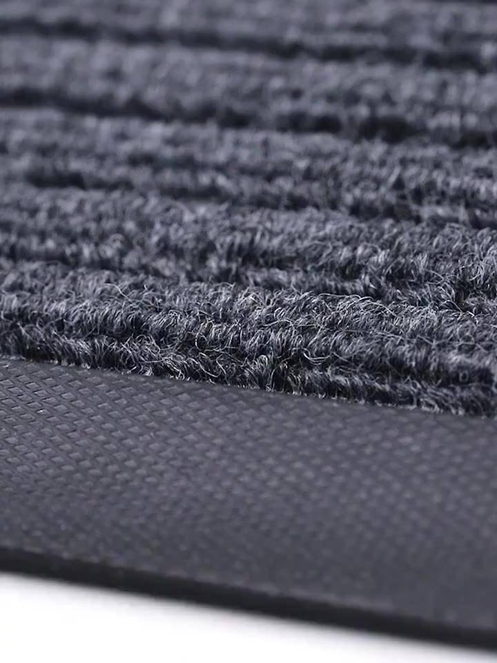 Entrance Outdoor Welcome ront Rub-Resistant Rubber Dust Removal Mat ...