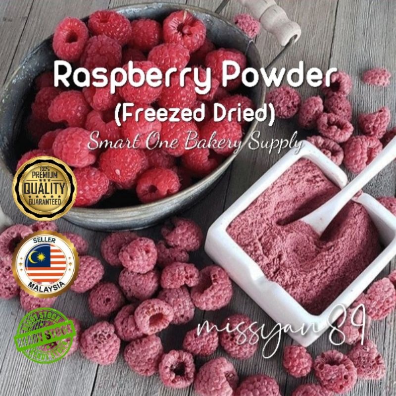 100% Freeze Dried Raspberry Powder 冻干覆盆子粉 Serbuk Buah Strawberry ...