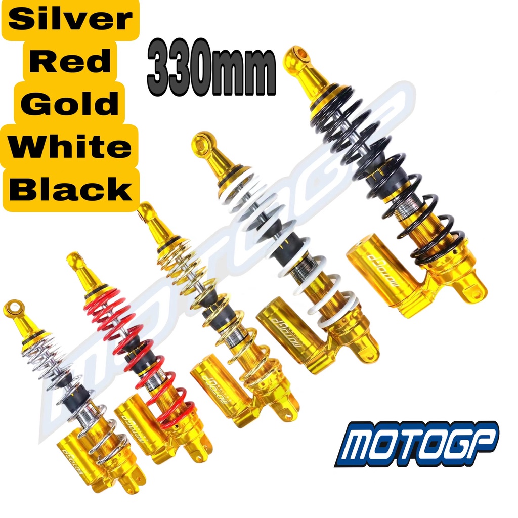 1 Pair Rear Dual Shock 330mm Absorber with Gas Tank for Aerox Nmax ADV ...