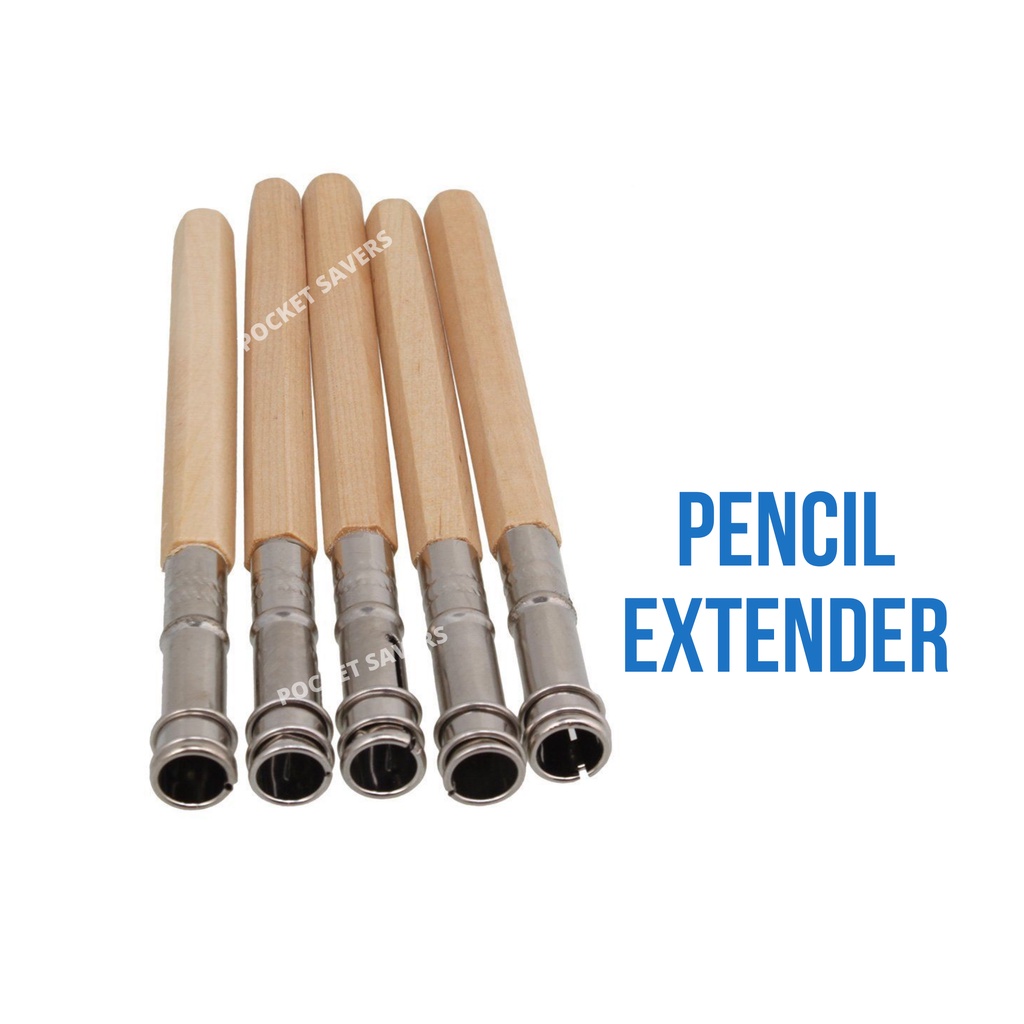 Pencil Extender Wood Case Adjustable Grip | Shopee Philippines