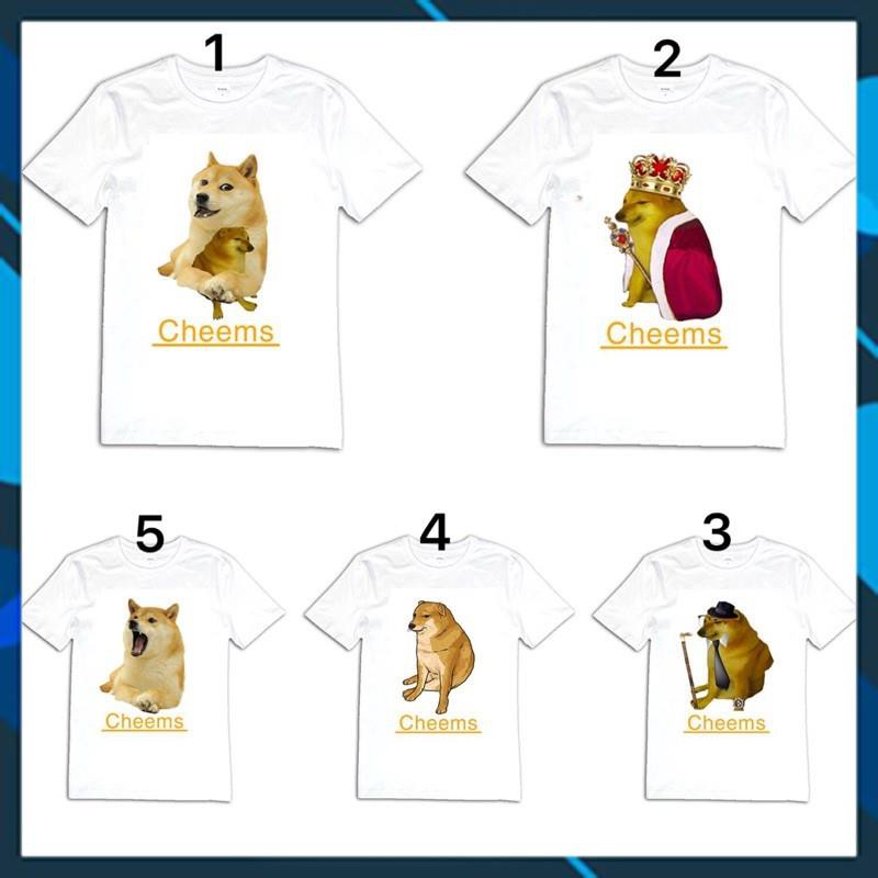 Cheems shirt / cheems t-shirt / short sleeve shirt with cheems print ...