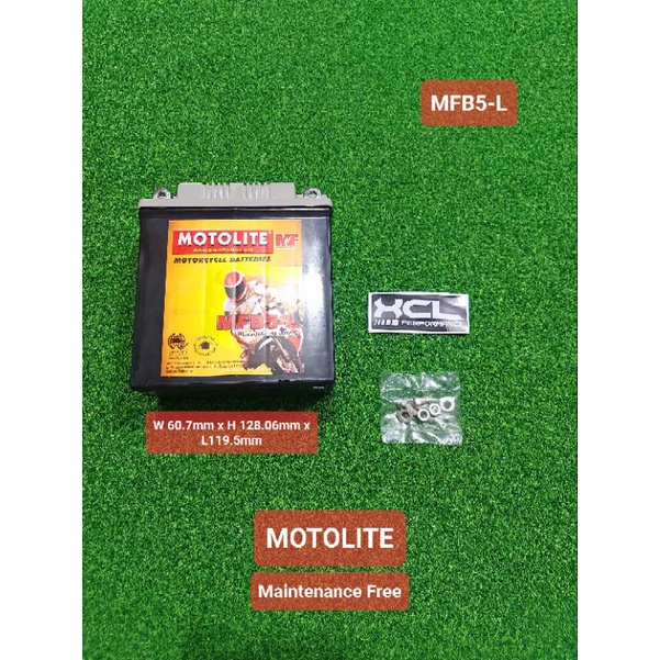 Motolite battery MFB5-L | Shopee Philippines