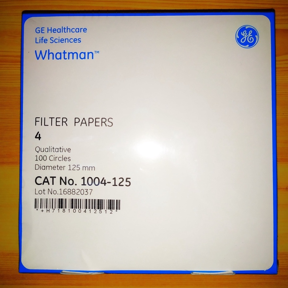 Whatman No. 4 Qualitative Filter Paper 125mm | Shopee Philippines