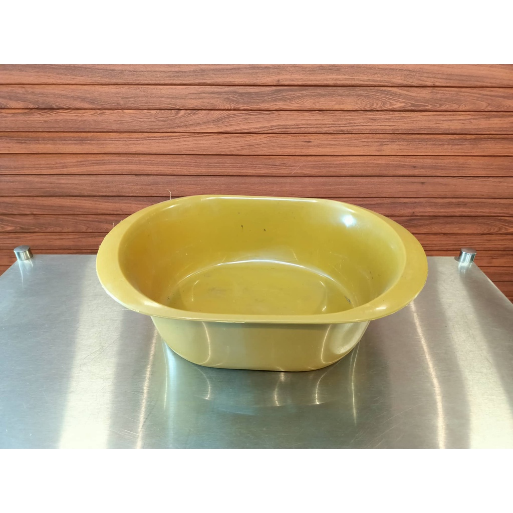 (#067) OVAL WASH TUB Plastic bathroom laundry TUB PLAIN COLOR | Shopee ...