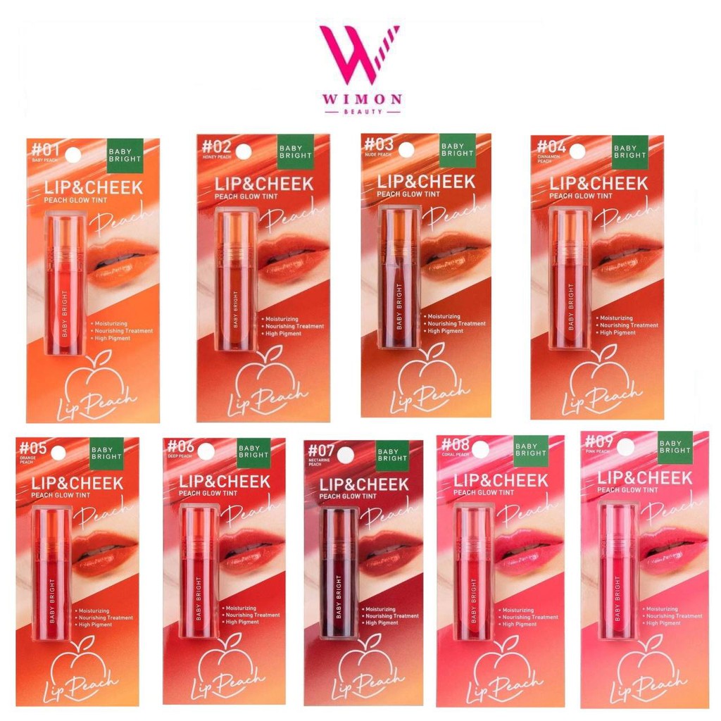 Baby Bright Lip & Cheek Peach Glow Tint 2.4 g. | Shopee Philippines