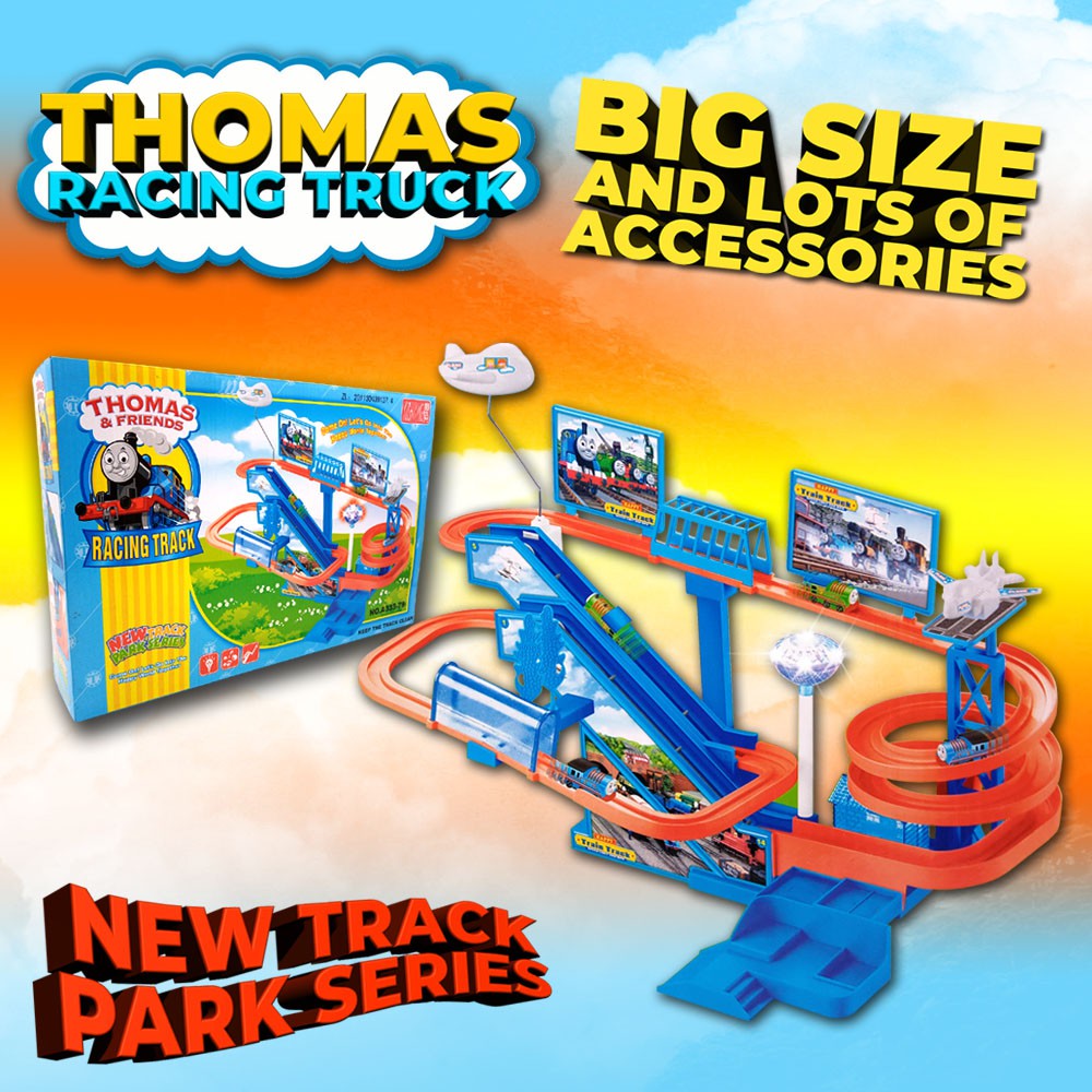 BIG SIZE Thomas & Friends Electric Toys Climbing Stairs Slide with ...