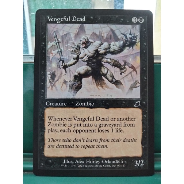 Magic: The Gathering(MTG) Card Vengeful Dead Scourge | Shopee Philippines