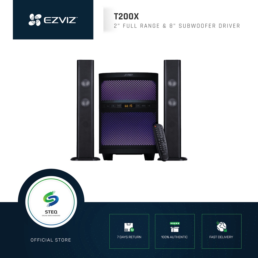 STEQ F&D T200X Sound bar (Black) | Shopee Philippines