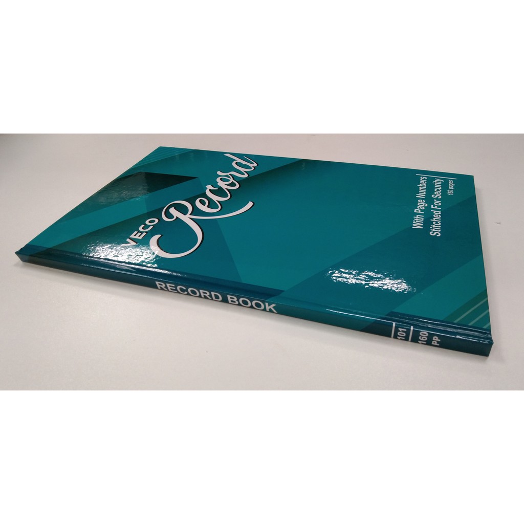 Veco 101 Record Book with page number and secure perfect binding 7 ...