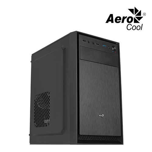 Aerocool CS-104-S-BK-V1 PC Case with VX 500W Power Supply - Mini Tower ...