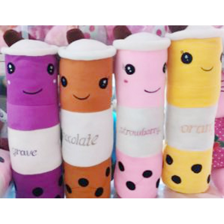 Boba Bolster Doll 55cm Viral Boba Doll Cute Cute Embroidery Bolster Cat ...